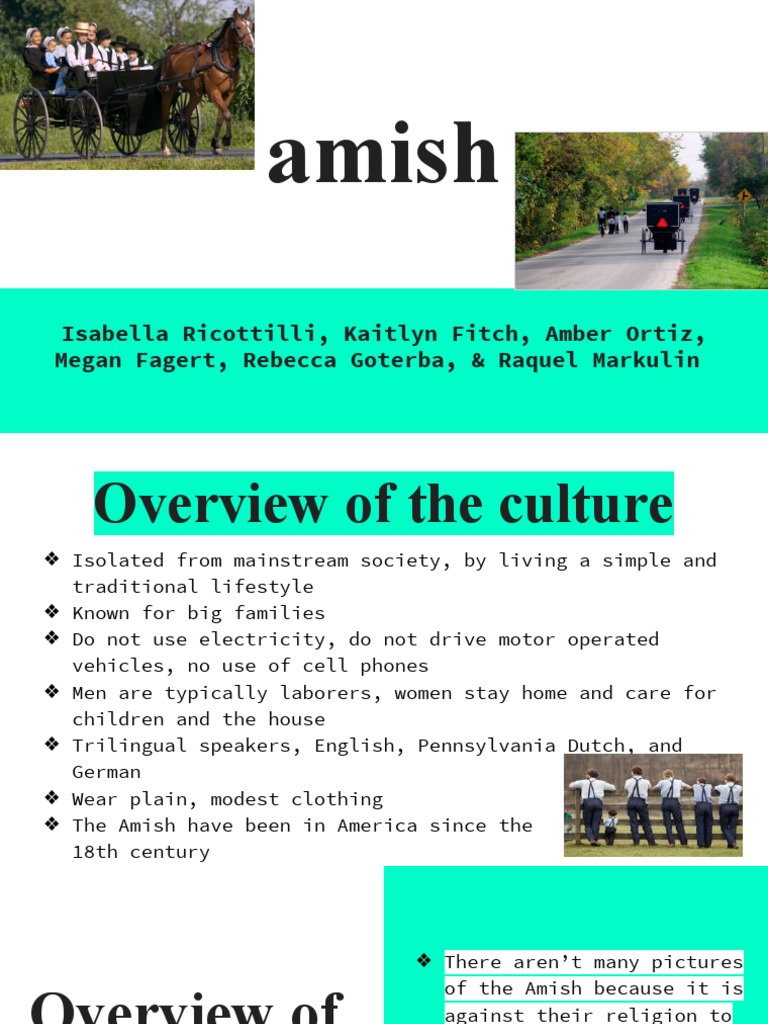 Amish | PDF | Funeral | Amish