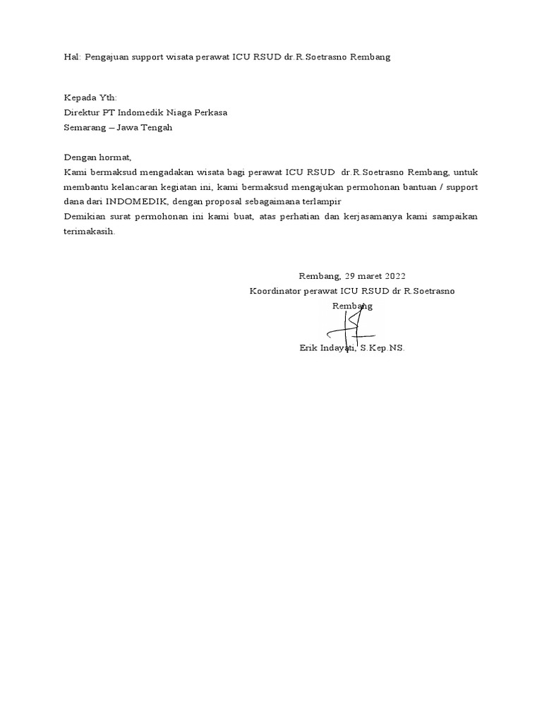Proposal Piknik | PDF