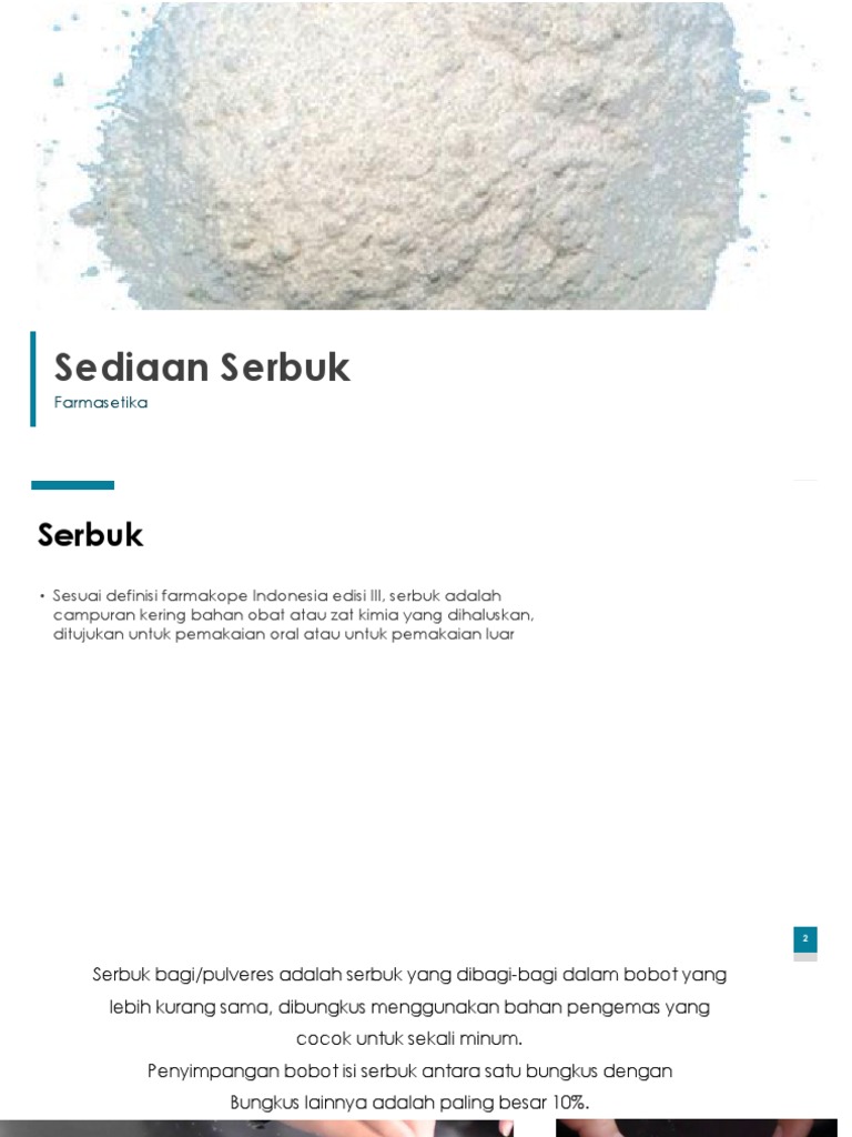 Serbuk Dan Kapsul | PDF