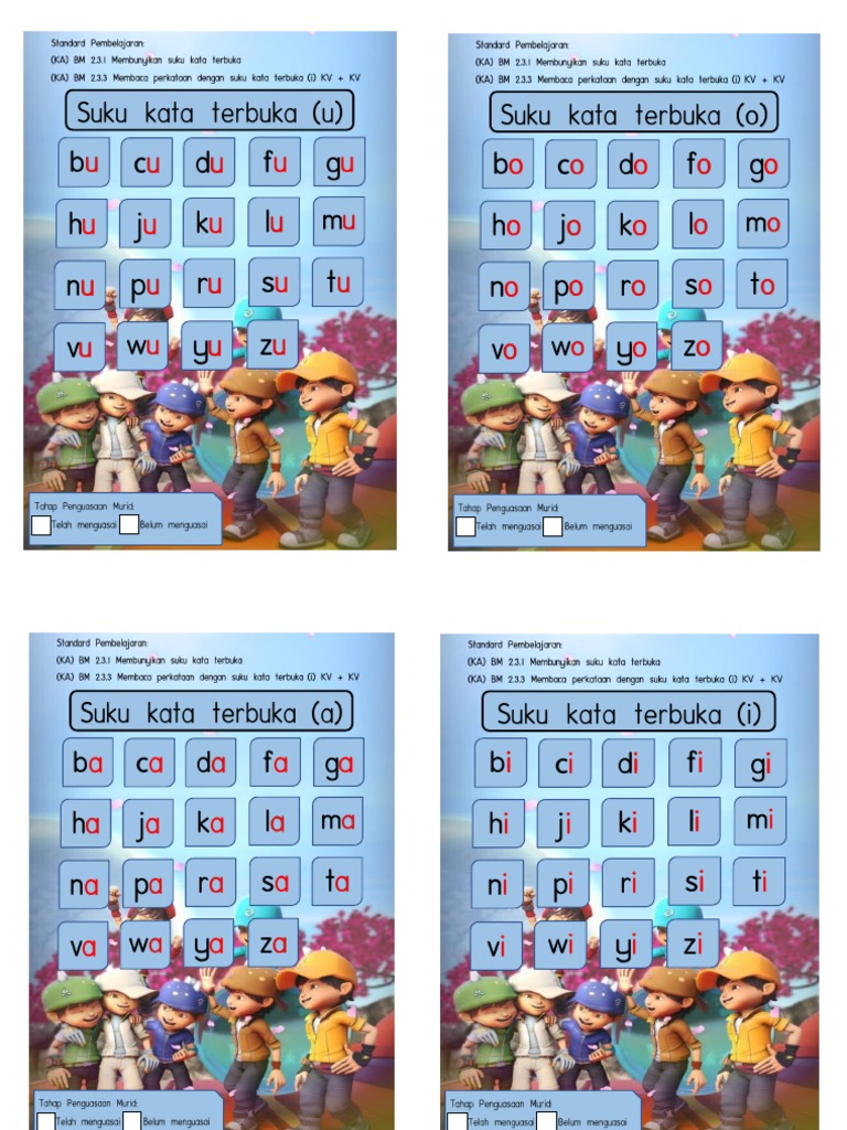 Bahan Bacaan Prasekolah | PDF