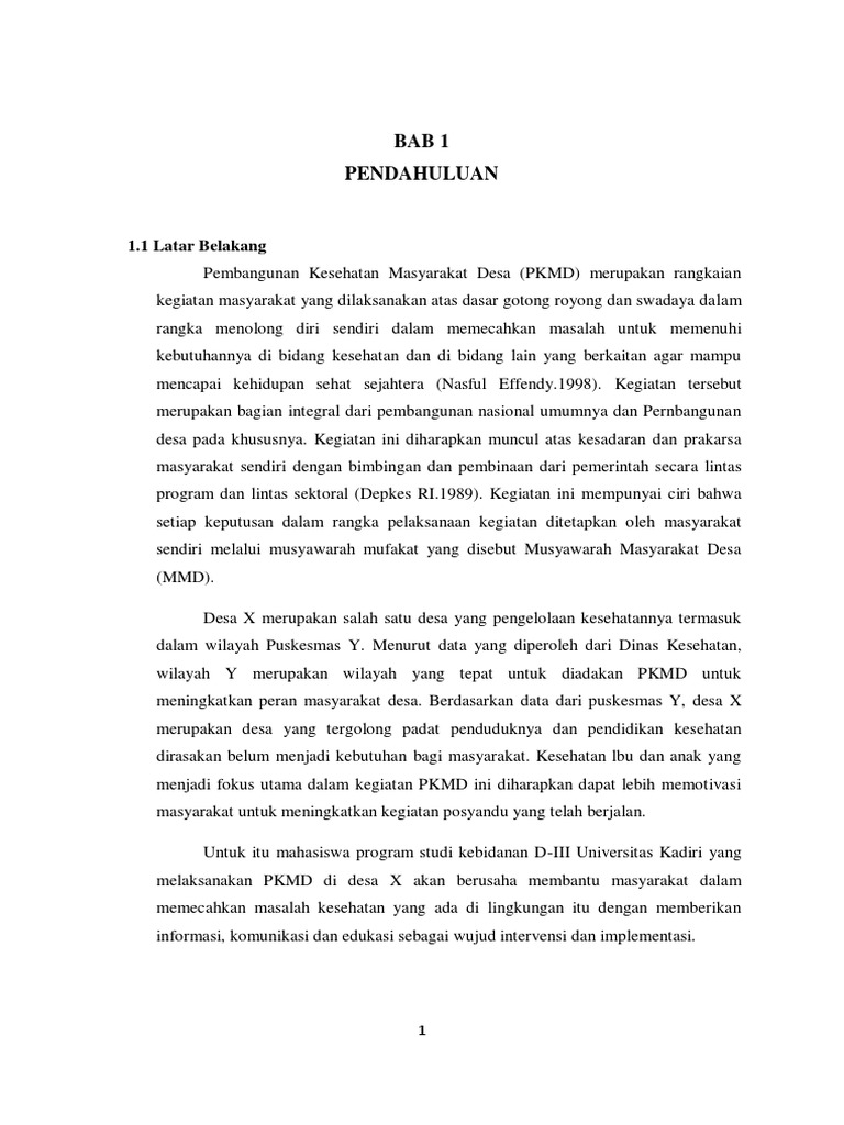 Contoh Laporan Komunitas Pdf