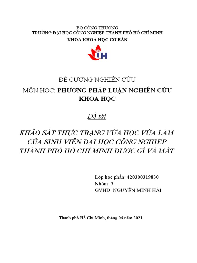 Đề Cương PPLNCKH | PDF