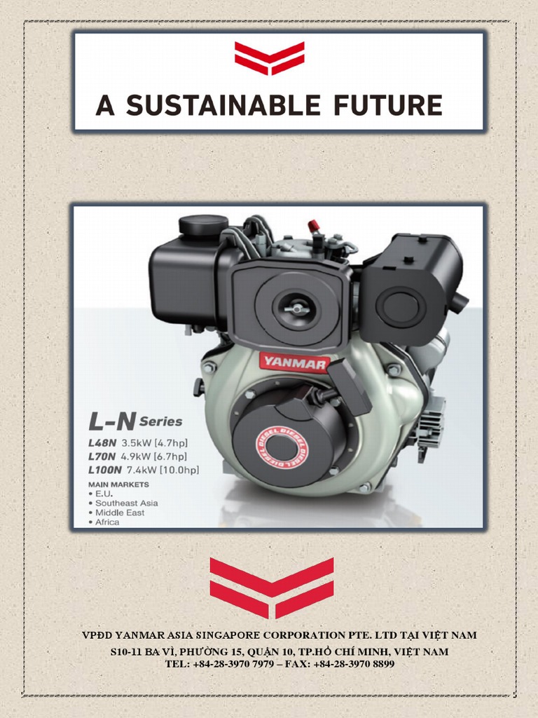 Brochure Đ NG Cơ Yanmar Model L100N | PDF