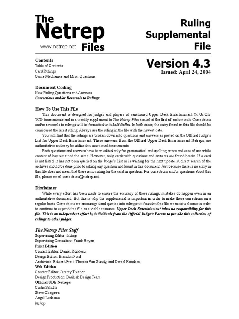 Ude Netrep 4 3 | PDF