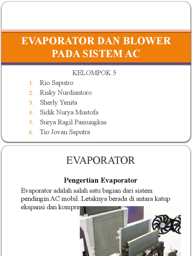 Evaporator Dan Blower 1 | PDF | Griya & Taman
