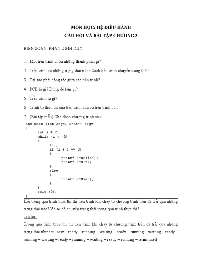 TL3.2.2 - Bai Tap Chuong 3 HDH | PDF