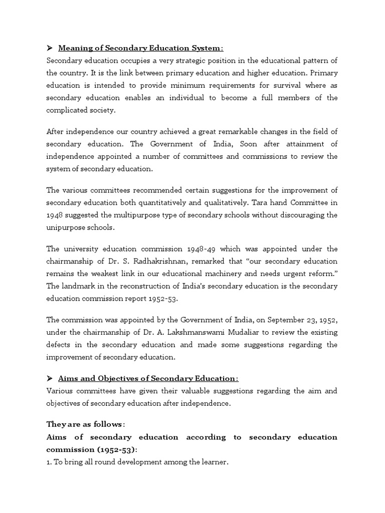 Intro To Secondary Education | PDF | Secondary Education | Democracy