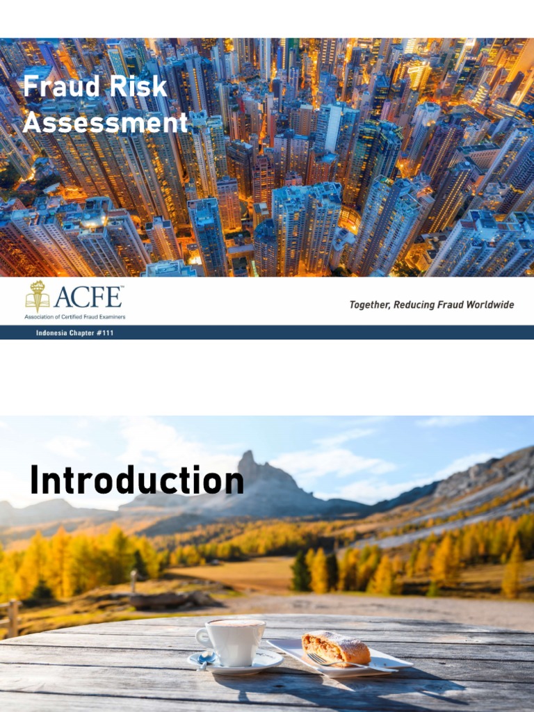 ACFE - Fraud Risk Assessment - 31jul2021 | PDF