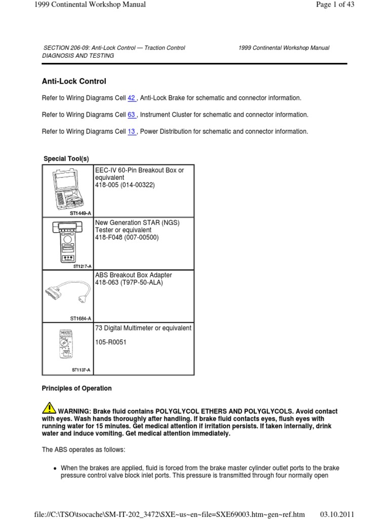 Anti-Lock Control | Download Free PDF | Anti Lock Braking System ...