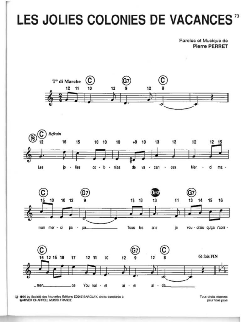 Les Jolies Colonies de Vacance | PDF