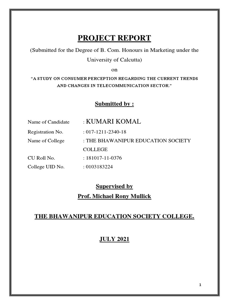 Sample Project | PDF | Telecommunications | Communication