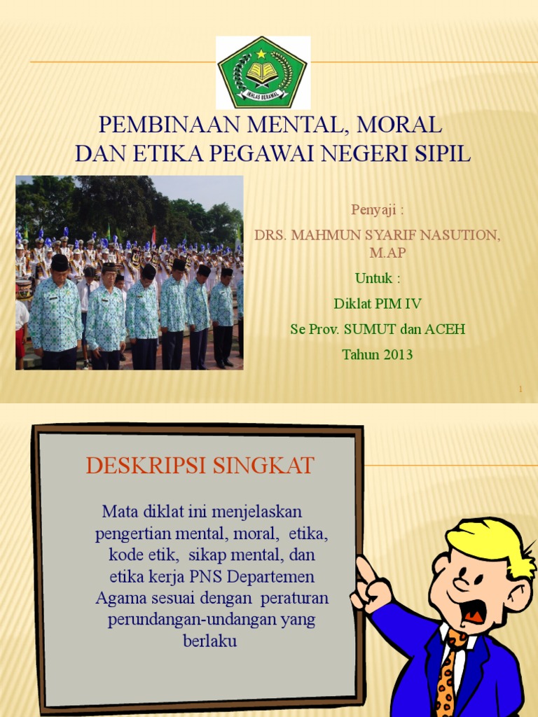 Pembinaan Mental dan Moral PNS | PDF