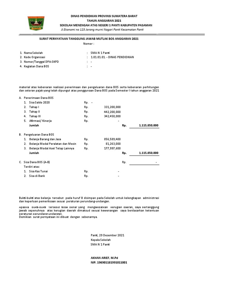 SPTJM Dana Bos 2021 | PDF