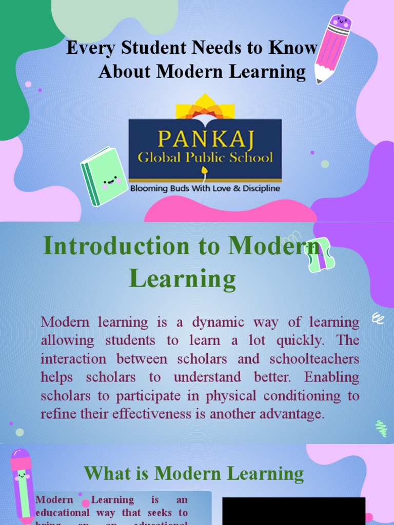 Every Student Need To Know About Modern Learning | PDF | Learning ...