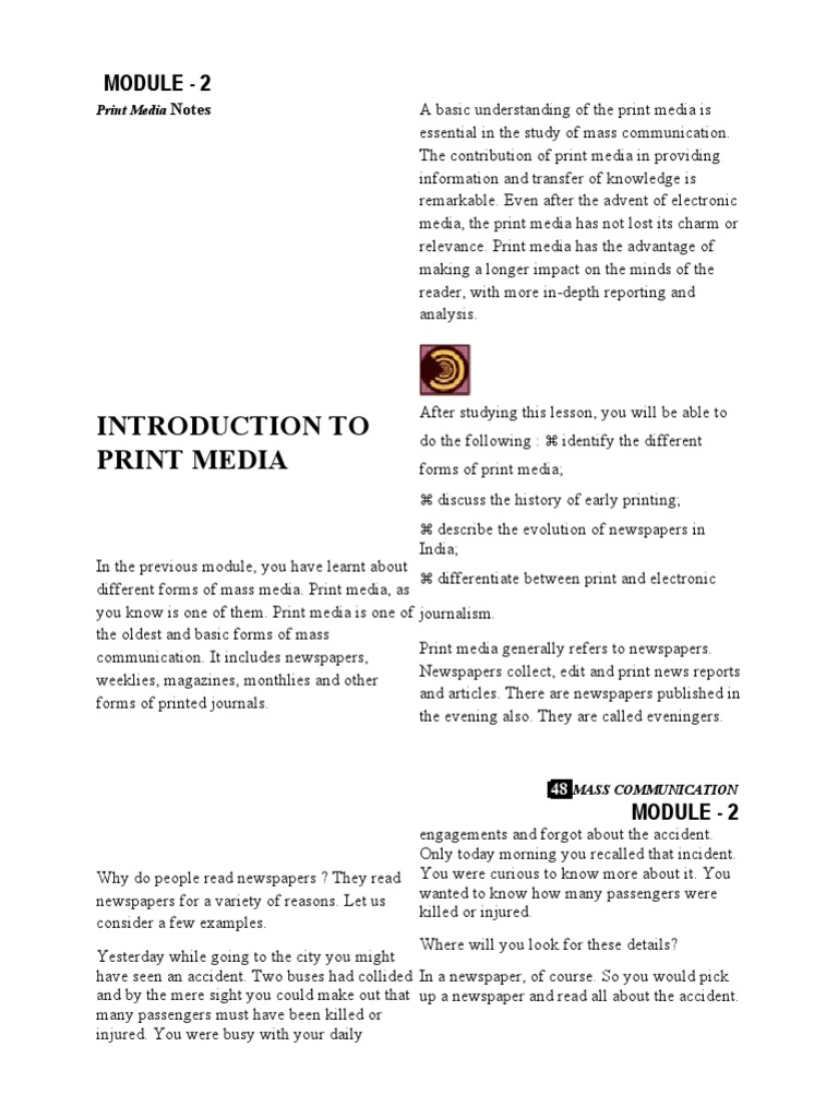 An In-Depth Look at the History and Evolution of Print Media | PDF ...