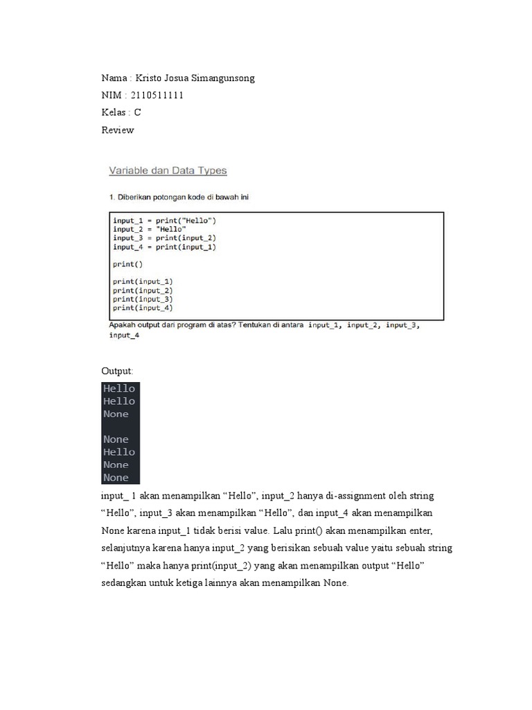 Review Algoritma & Pemrograman II | PDF | Metode & Bahan Ajar | Komputer