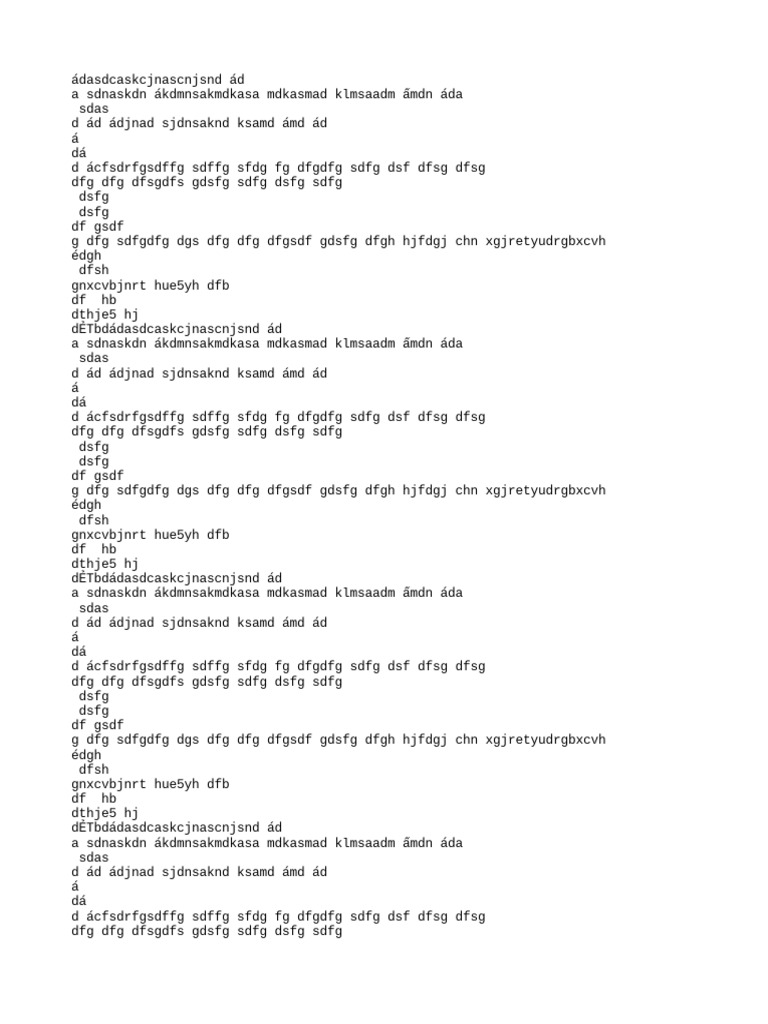 Random text document | PDF