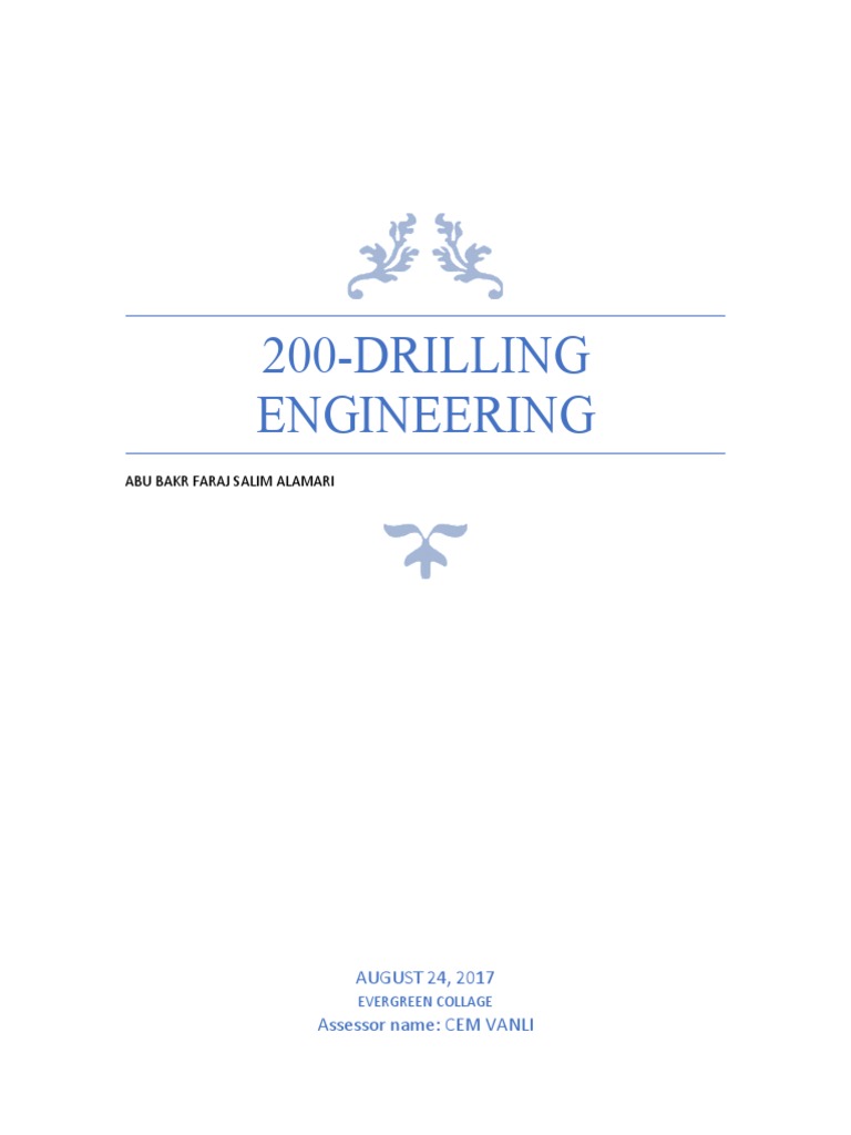 Drilling Engineer Abubaker | PDF | Casing (Borehole)