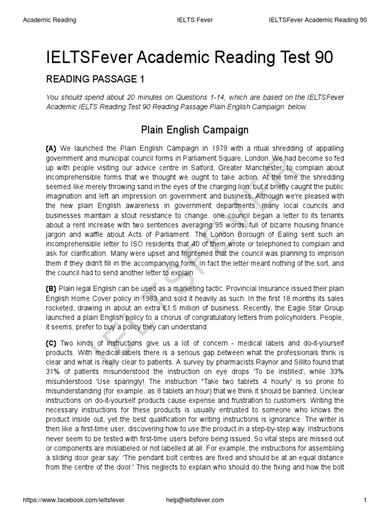 Acdemic IELTS Reading Test 90 | PDF | Pen | Ink