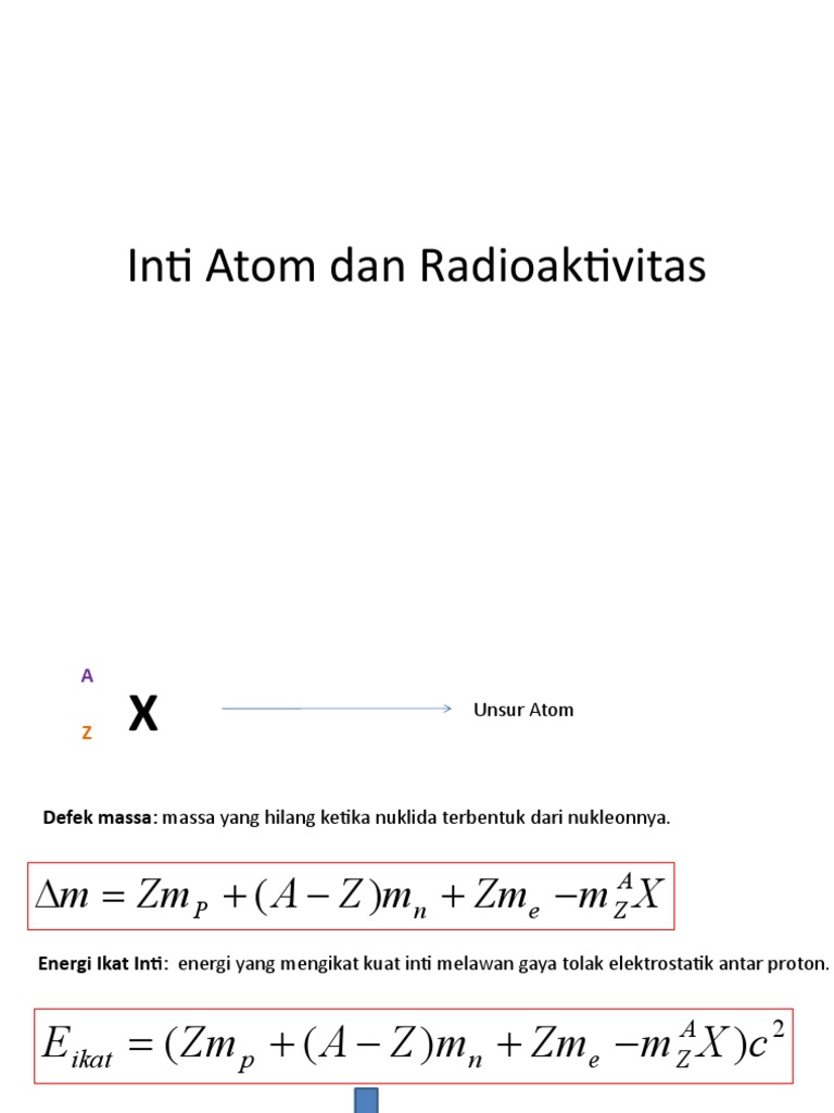 Inti Atom Dan Radioaktivitas Review | PDF