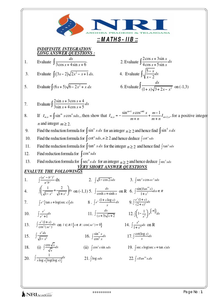 SR Maths - Iib | PDF | Circle | Ellipse