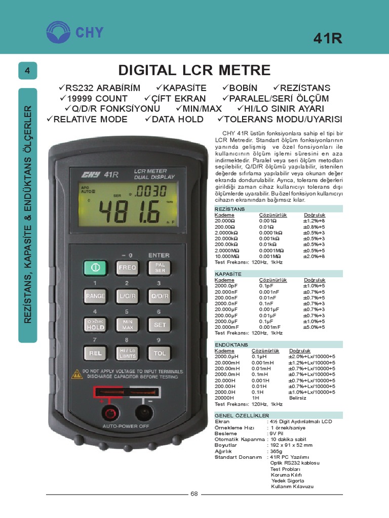 Chy 41 R | PDF