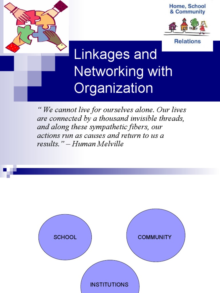 Linkages and Networking With Organization | PDF | University | Teachers