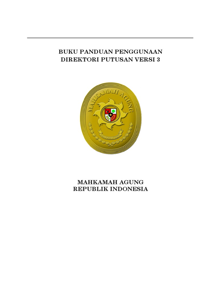 Panduan Penggunaan Direktori Putusan | PDF