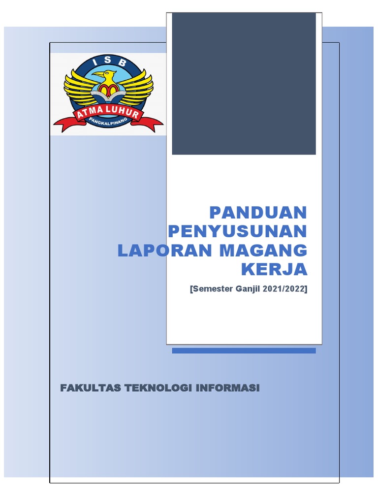 Panduan Laporan Magang 2021 | PDF | Seni | Komputer