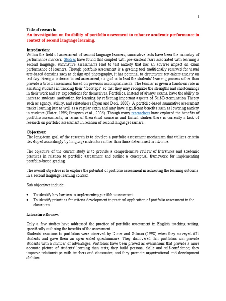 Preliminary Research Proposal - Education | PDF | Educational ...