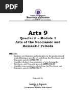 Grade 9 Q2 Arts LAS | PDF | Raphael | Baroque
