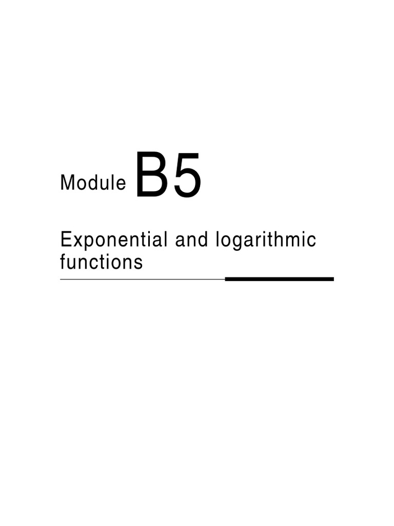 Tutorial 1b Exponents Logarithms Pdf Exponential Function