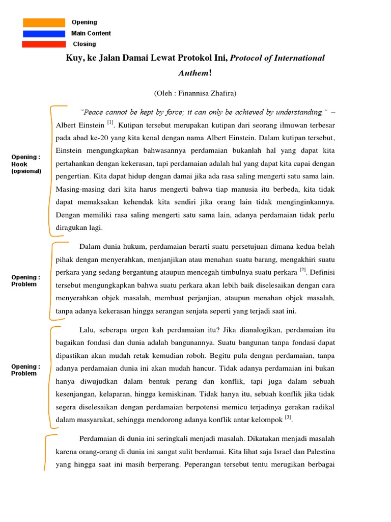Contoh Esai Kreatif - Fira | PDF