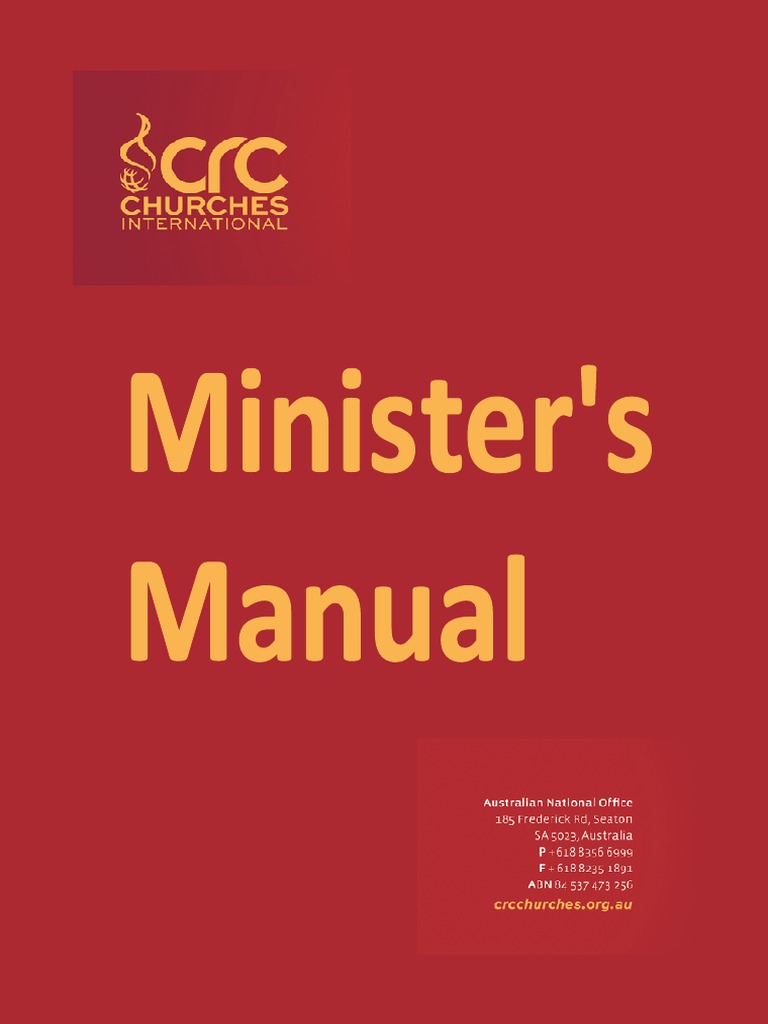 Christian Ministers - The Full Manual | PDF | Baptism | Jesus