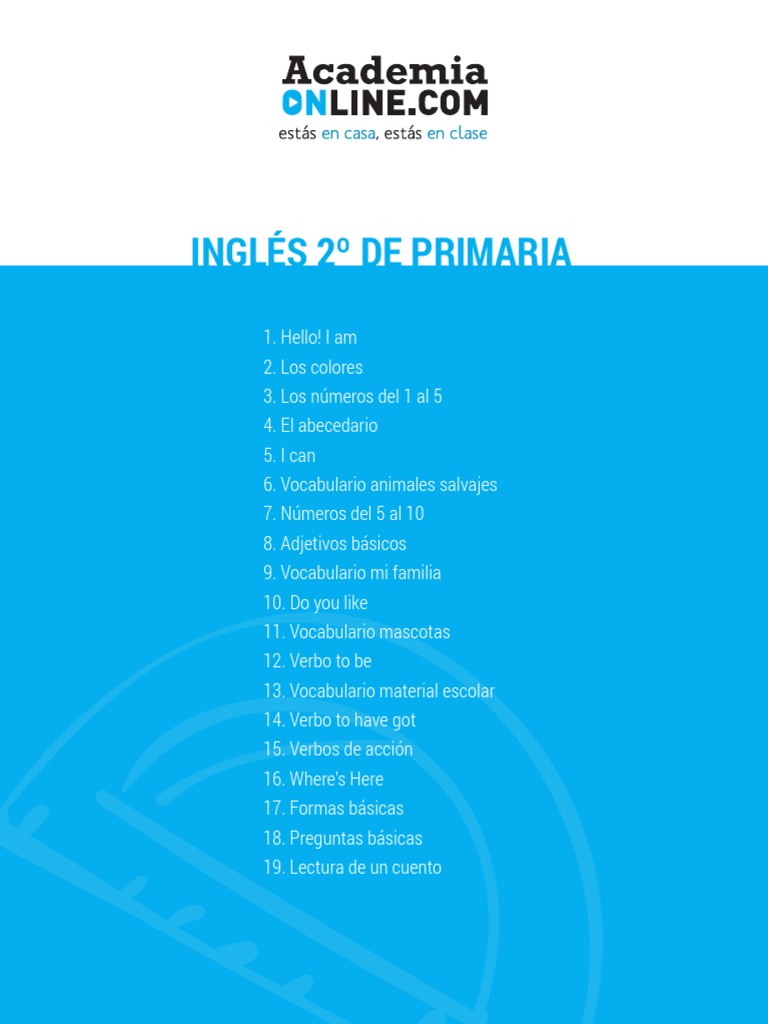 Ingles 2 Primaria | PDF