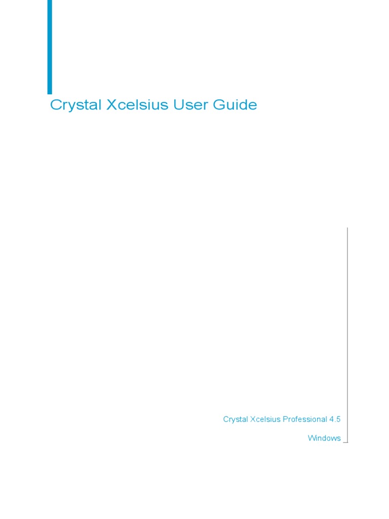 Xcelsius Pro Userguide en | PDF | Microsoft Excel | Double Click