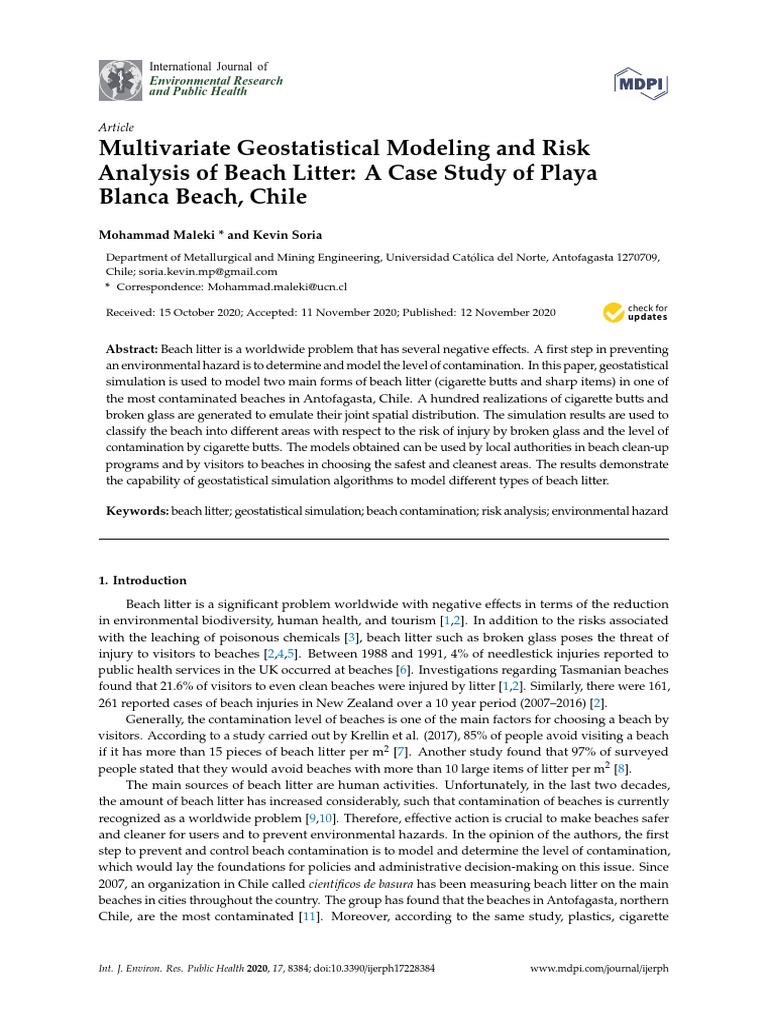 Multivariate Geostatistical Modeling and Risk Anal | PDF | Normal Distribution | Sampling ...