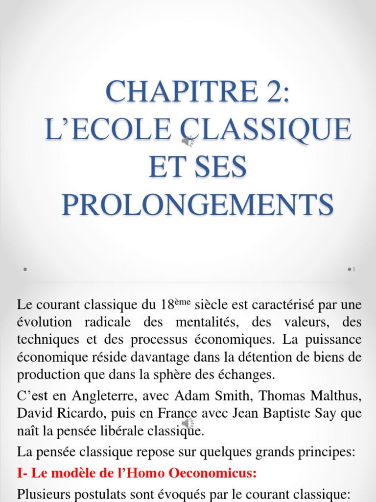 Chapitre 2 Lecole Classique Et Ses Prolongements | PDF | École néo ...