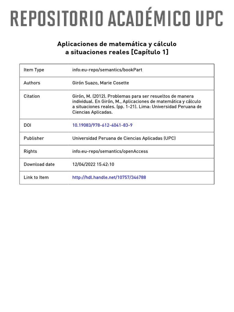 Mate-Repositorio de La Upc | PDF | Matemáticas | Perú