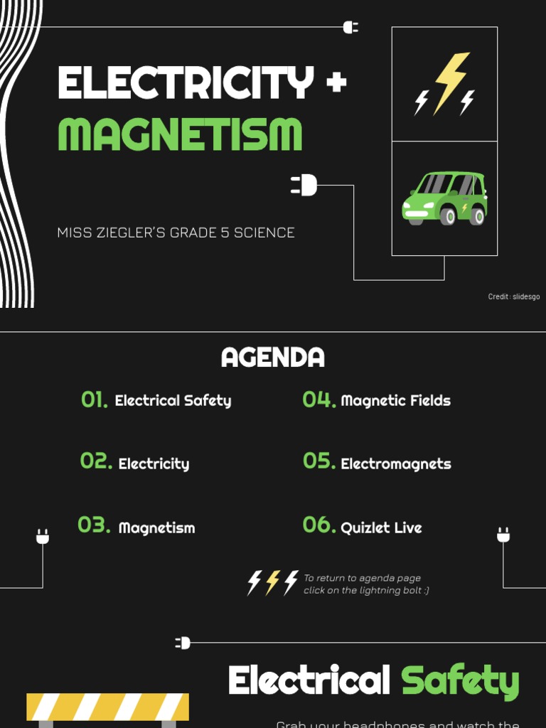 Grade 5 Science: Electricity & Magnetism | PDF | Magnetism | Electricity