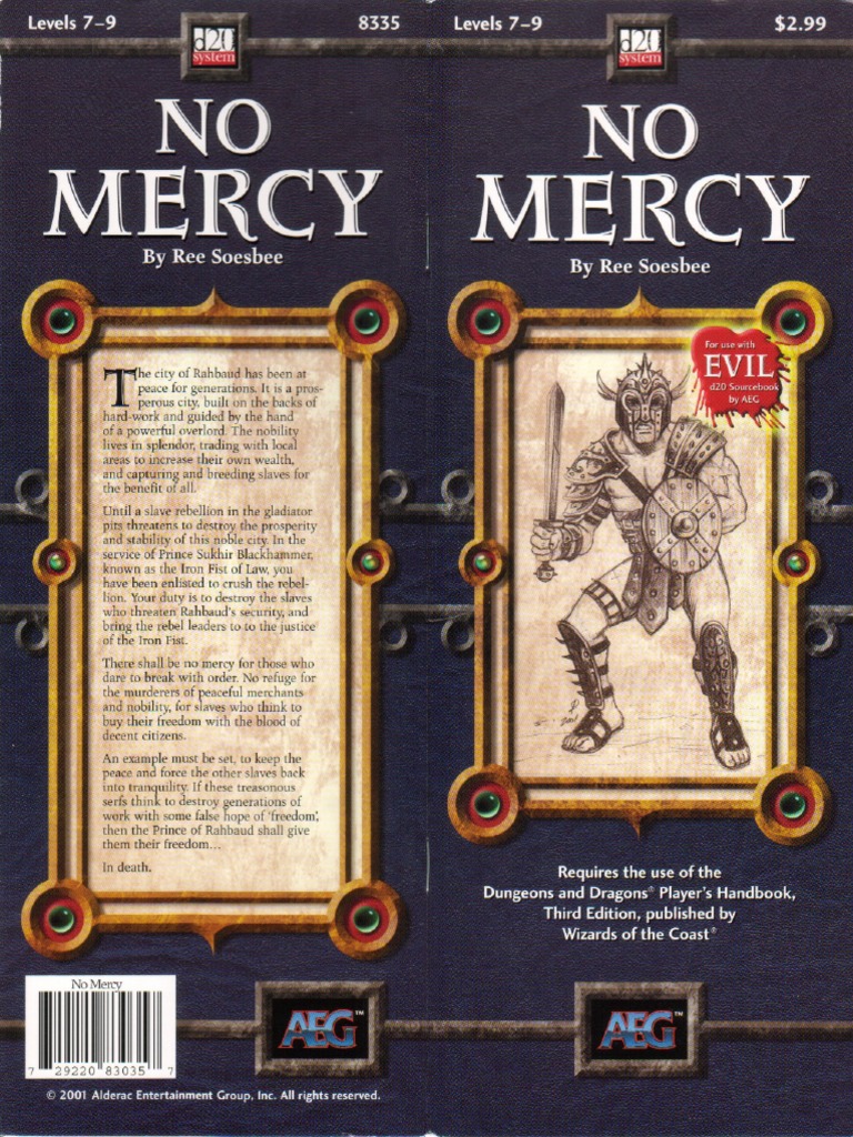 AEG8335 - No Mercy (7-9) | PDF