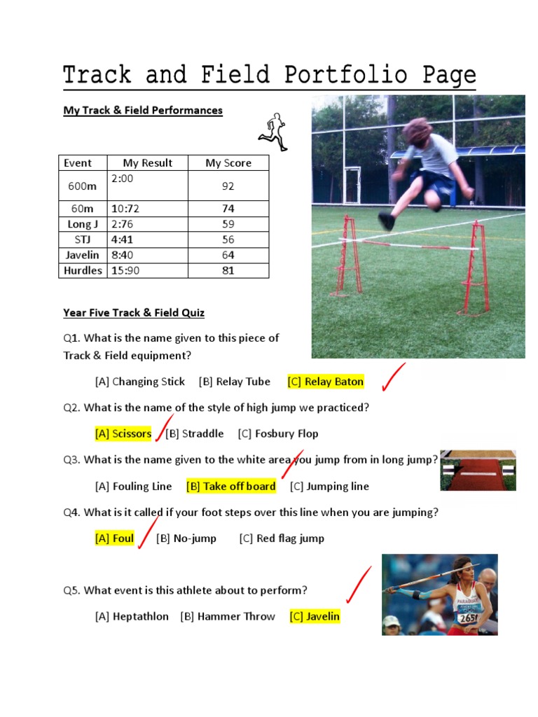 Stefan Track and Field | Track And Field | Games Of Physical Skill