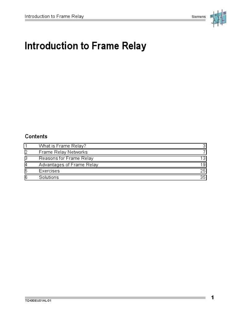 Frame Relay Overview and Benefits | PDF | Computer Network | Packet Switching