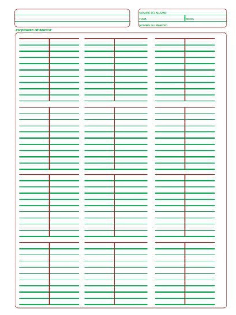 Esquema de Mayor | PDF