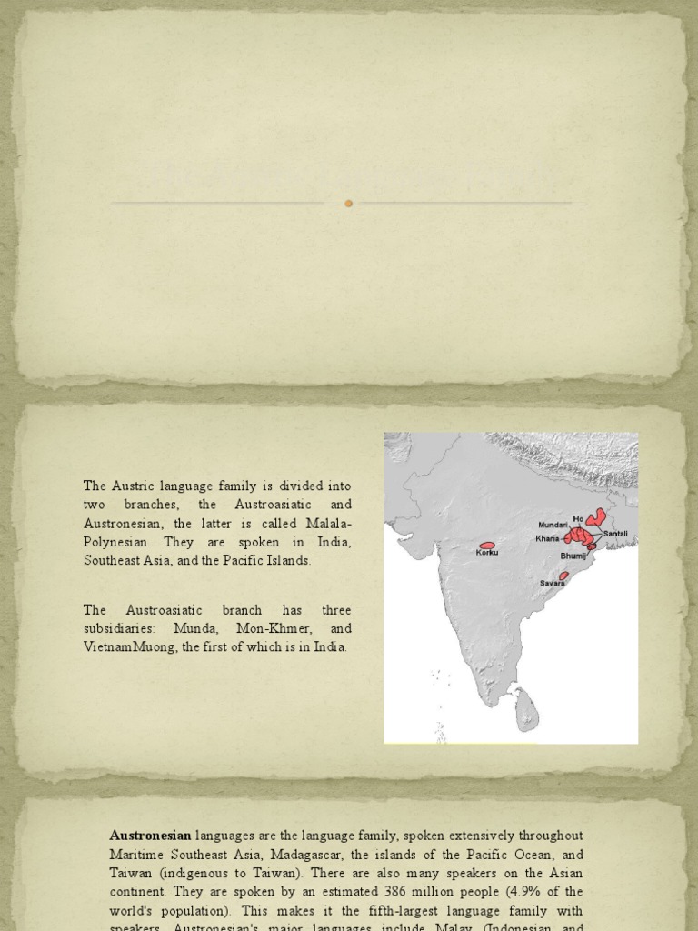 Austric Language Family | PDF | Language Families | Languages Of Asia