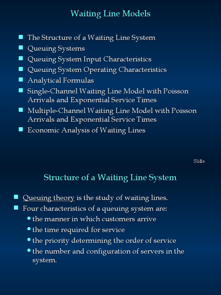 Queuing Theory | PDF | Mathematics | Statistical Theory Queuing Theory | PDF | Mathematics | Statistical Theory