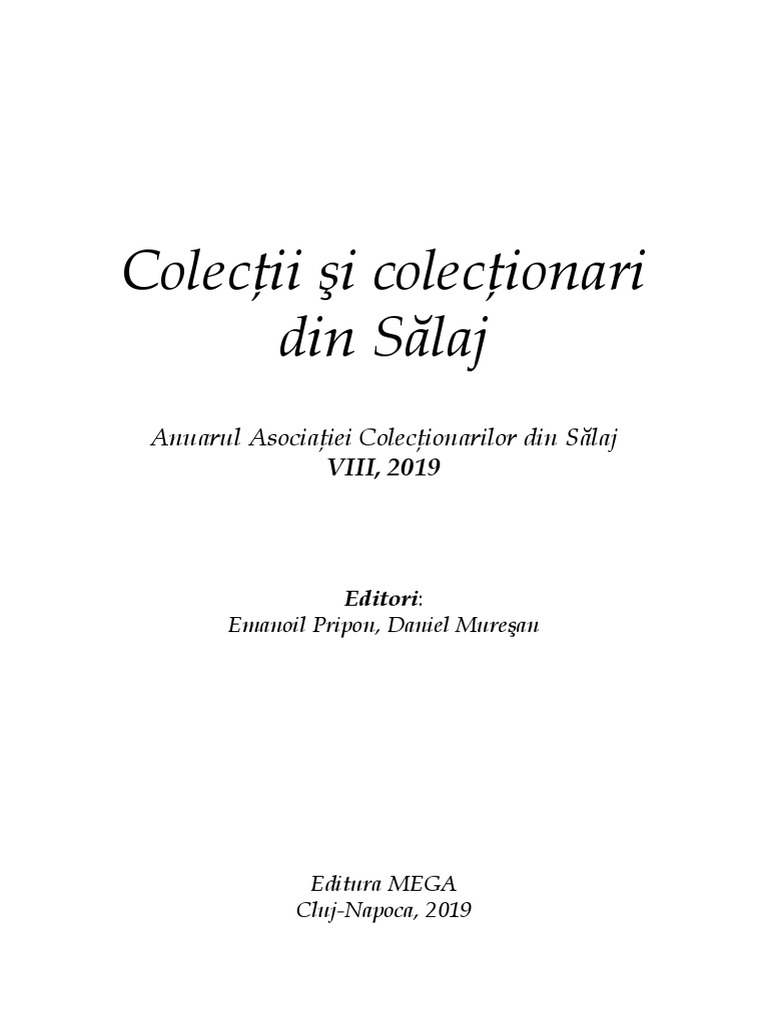 Colectii Si Colectionari 2019 FINAL PRINT | PDF