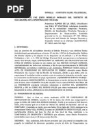 Carta Notarial de Resolucion de Contrato Modelos Iuris | PDF | Pagos