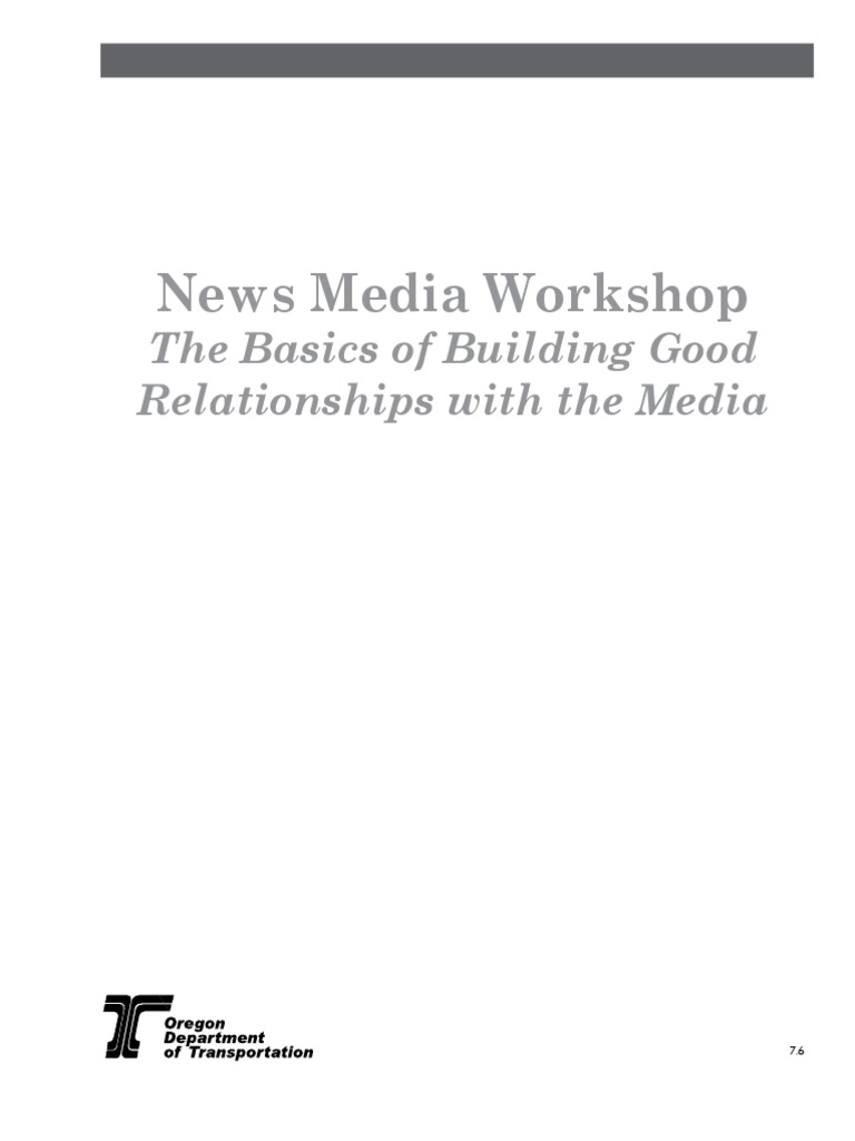 Newsmedia Handout Oct09 | PDF | News | Mass Media