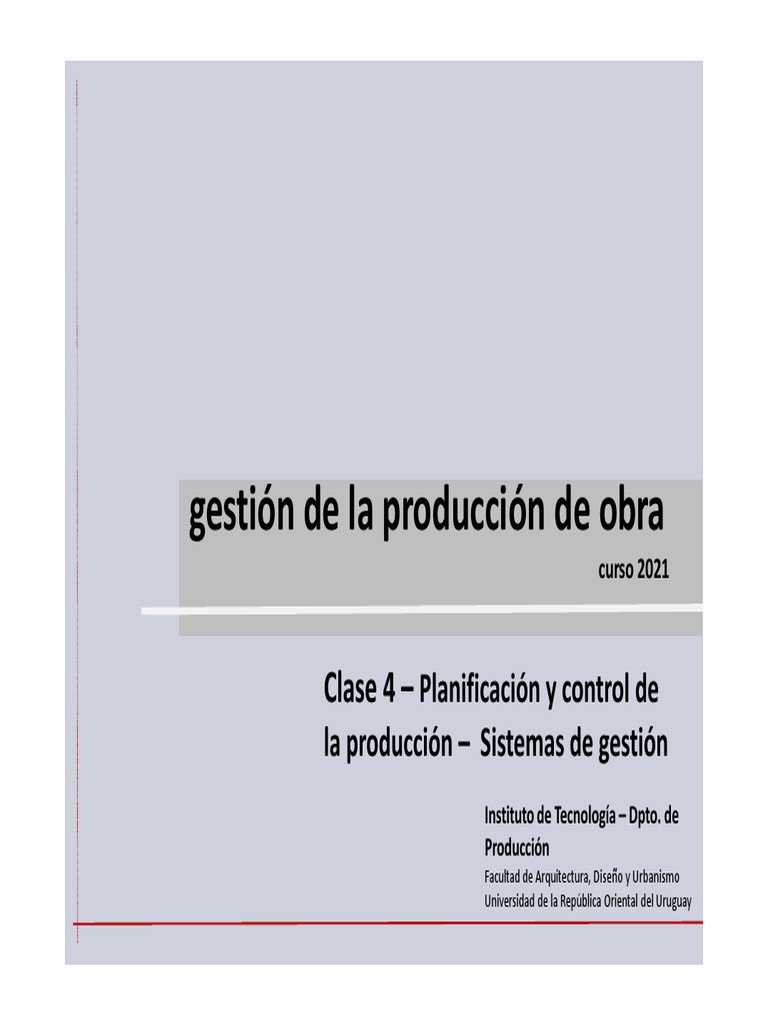 Gestión de producción Lean | PDF | Lean Manufacturing | Producción y ...